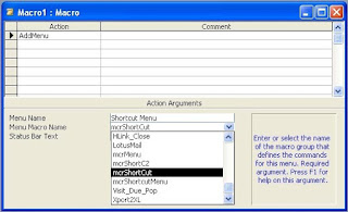 Create Menus with Macros ~ LEARN MS-ACCESS TIPS AND TRICKS