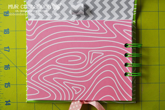 Tutorial Libreta con pluma | Abbondanza Fiesta - Papel para Scrapbook en México