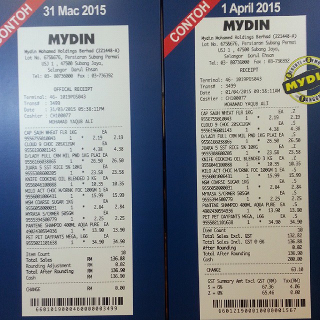 Harga Tak Naik di MYDIN selepas GST | AYUE IDRIS