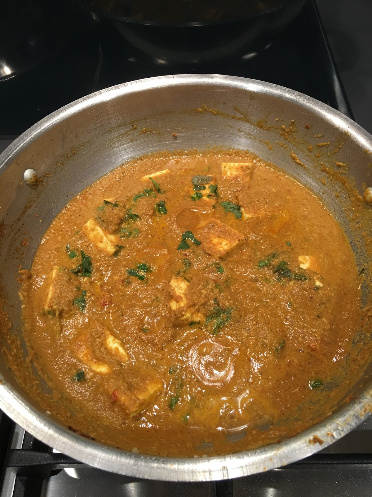 Paneer with Peanut Sauce