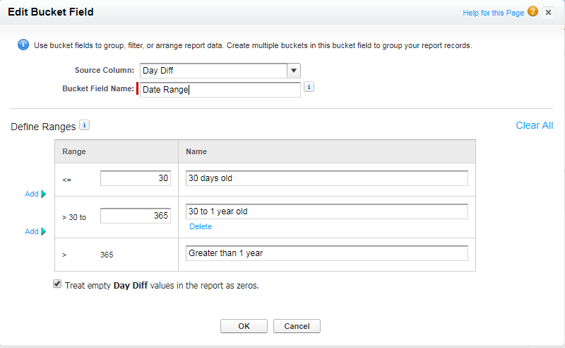 Exploring on Salesforce: Summary Report with Bucket Fields