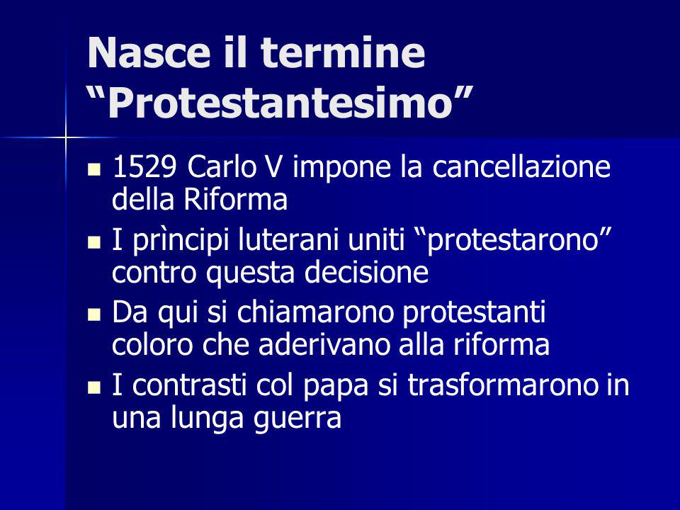 150 ANNI INSIEME in Italia, in Europa, nel mondo: IL PROTESTANTESIMO