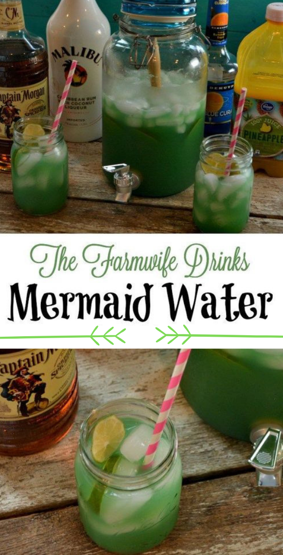 MERMAID WATER #drink #waterdrink