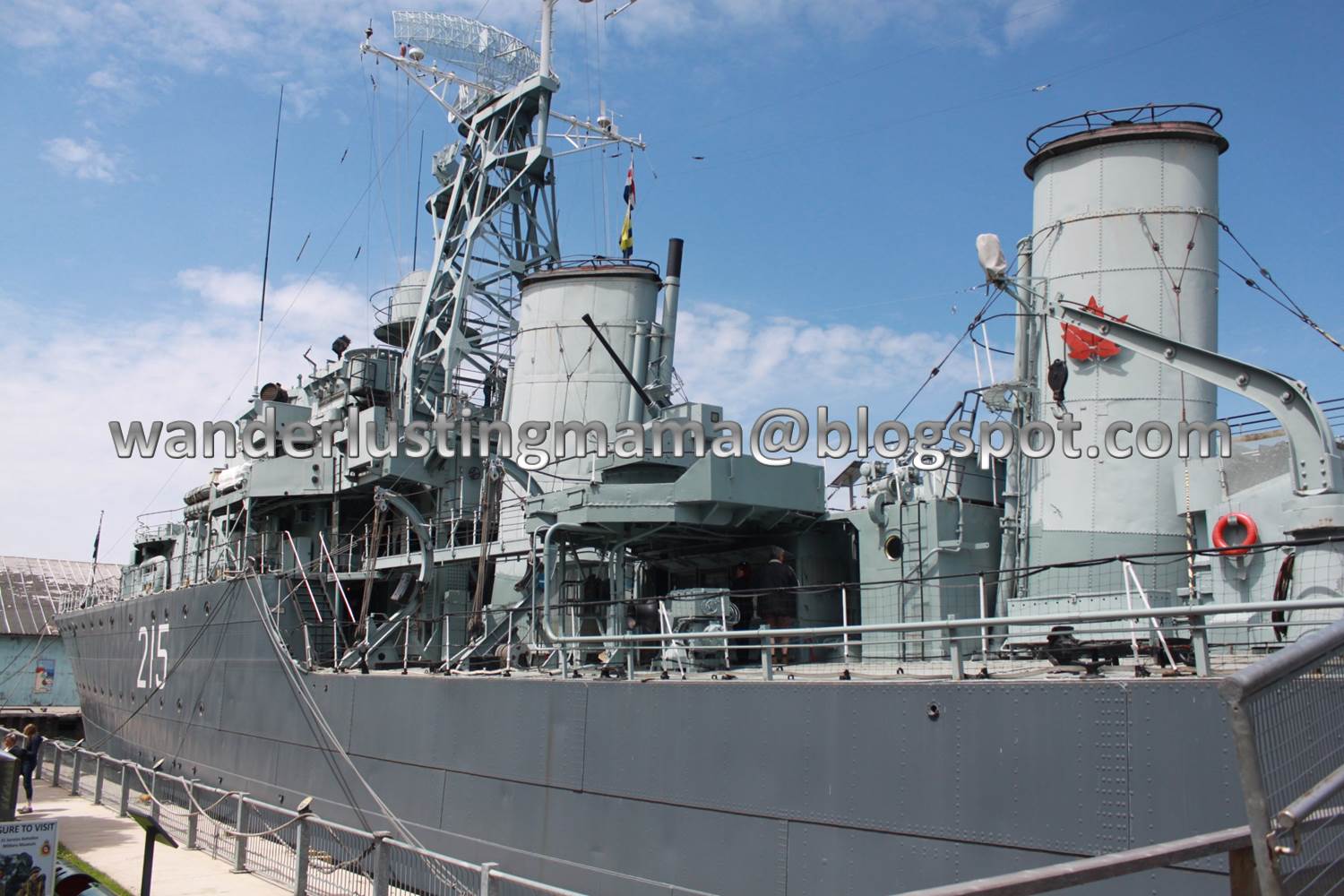 Wanderlusting Mama: All aboard! Exploring the HMCS Haida