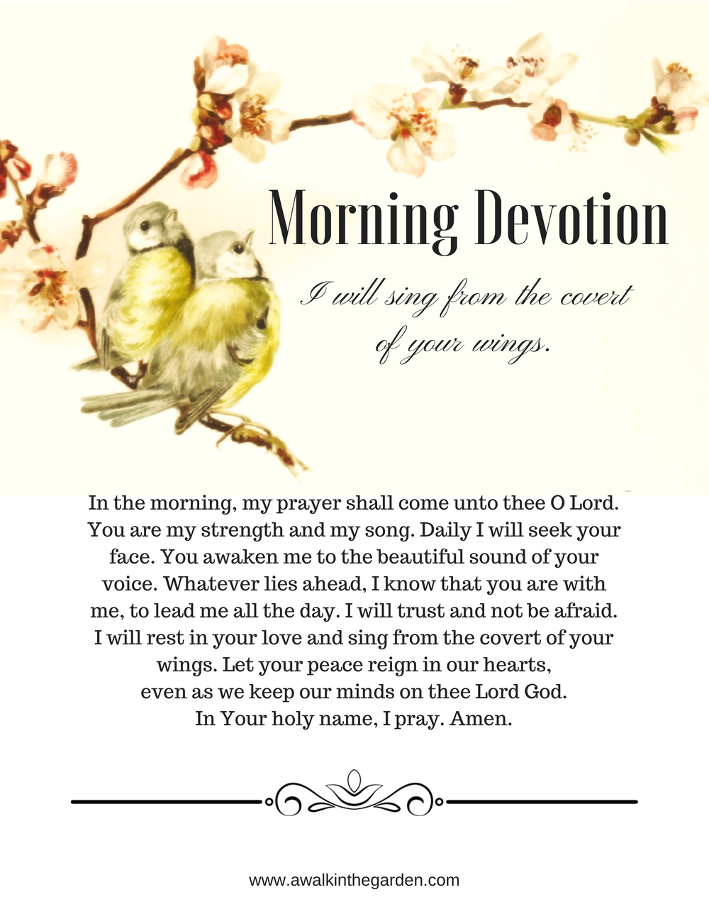 A Walk In The Garden: Morning Devotion & Prayer