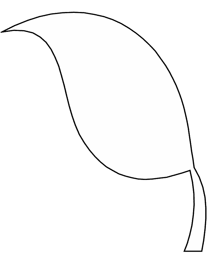 Jocuri pentru copii mari şi mici: Planşe de colorat frunze