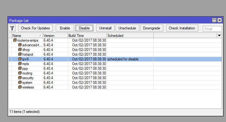 CARA DISABLE DAN ENABLE PACKET DI MIKROTIK - Catatan TeKaJe CARA DISABLE DAN ENABLE PACKET DI MIKROTIK - Catatan TeKaJe