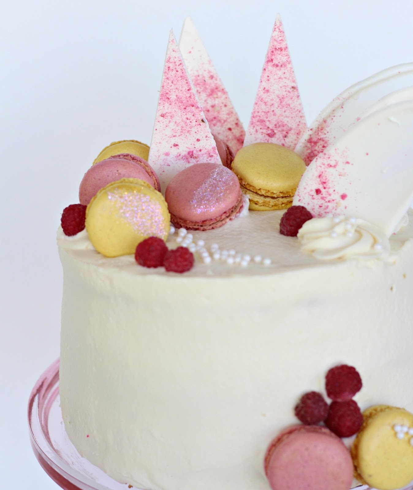 Lemon Raspberry Wow Cake - Purple Chocolat Home