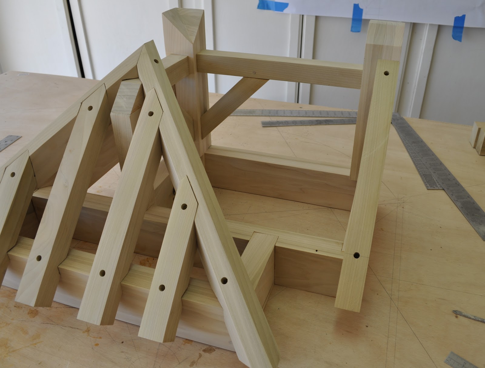 Roof Framing Geometry: Square Cut Tenon Jack Rafters