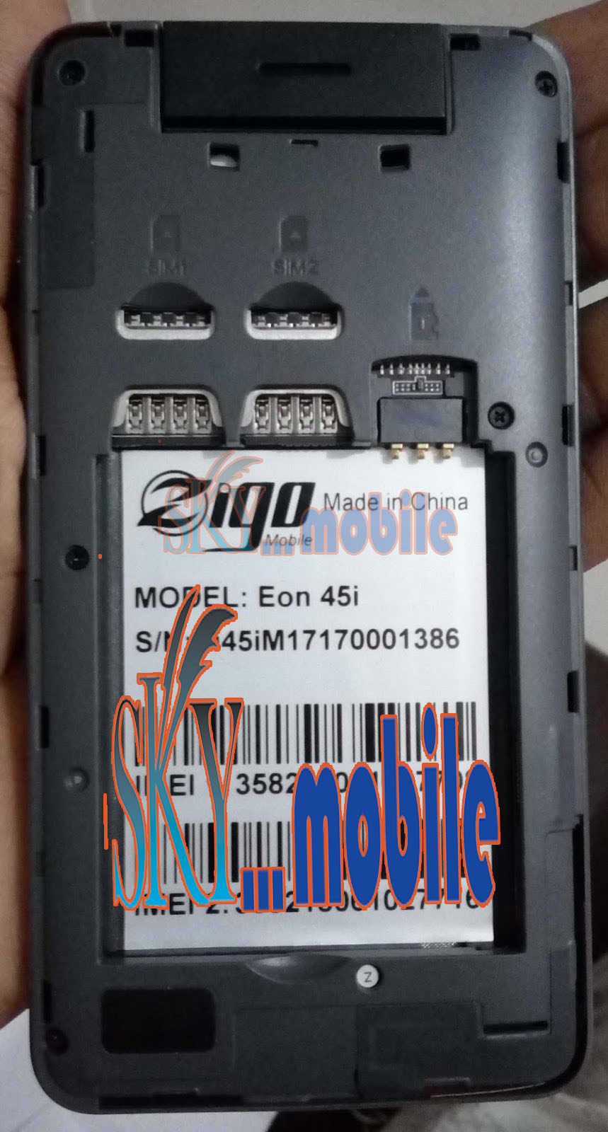 SKY MOBILES TEAM: Zigo Eon 45i flash file free download