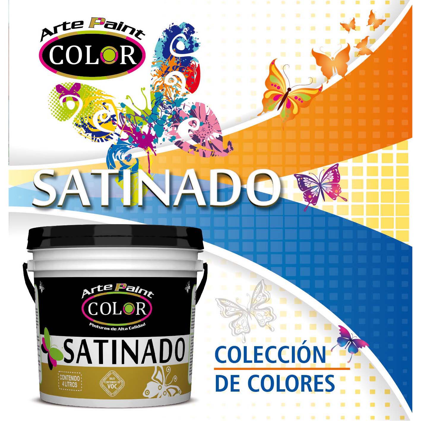 Catálogo de Colores Satinado Arte Paint ~ Stylgrafperu
