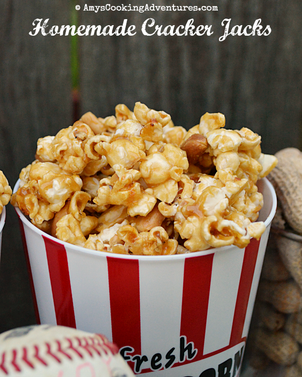 Homemade Cracker Jacks & A Baseball Party