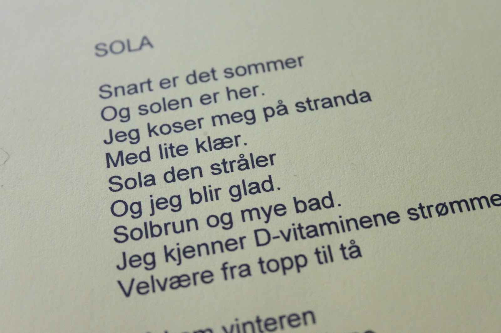 Engasjerende naturfag: Kreativ skriving: Naturfag-dikt