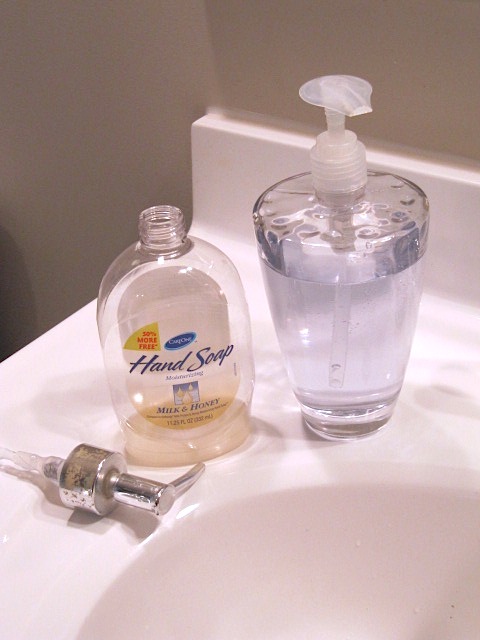 Sew Many Ways...: Thrifty Thursday...Soap Pump Quick Fix