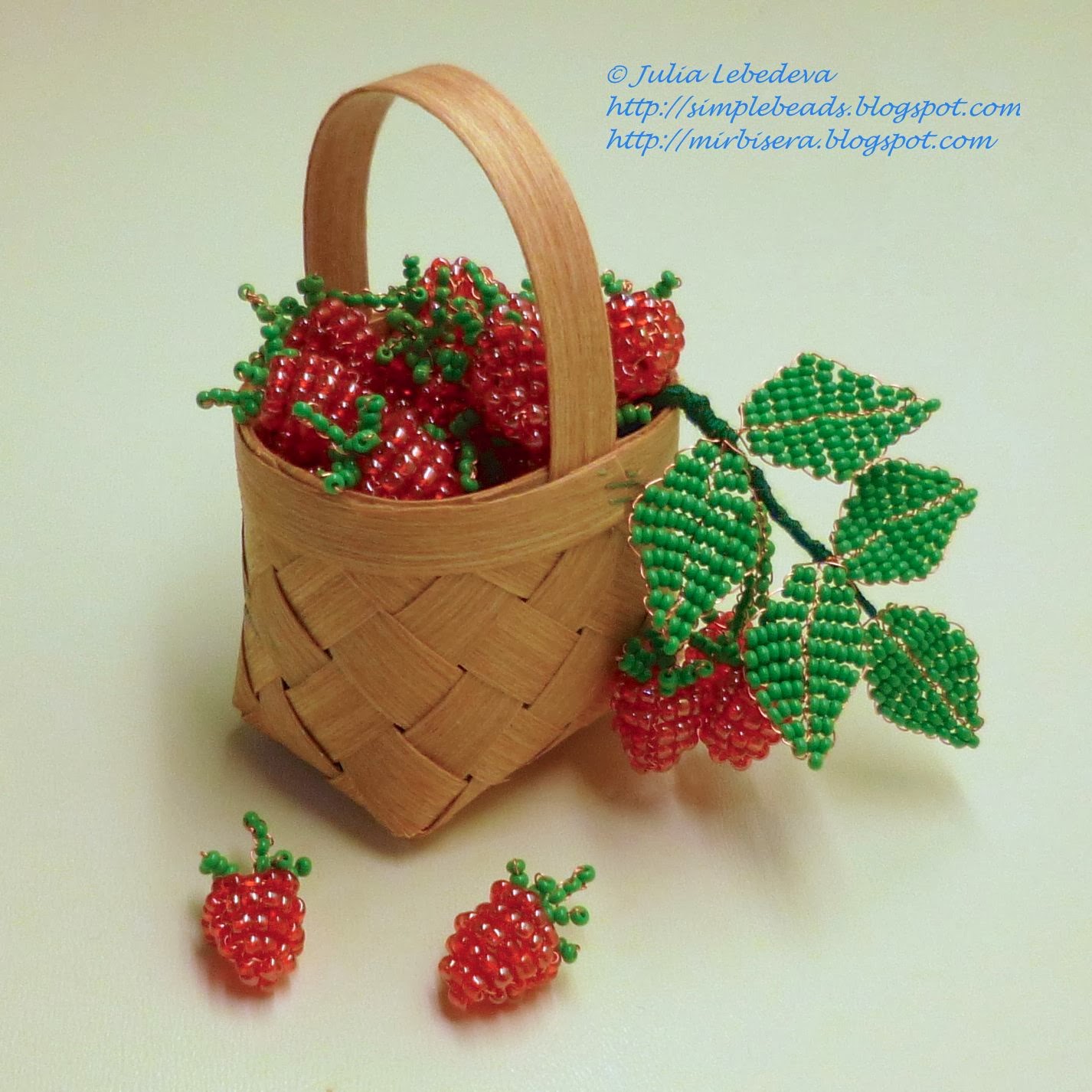 Beading for the very beginners: Raspberry