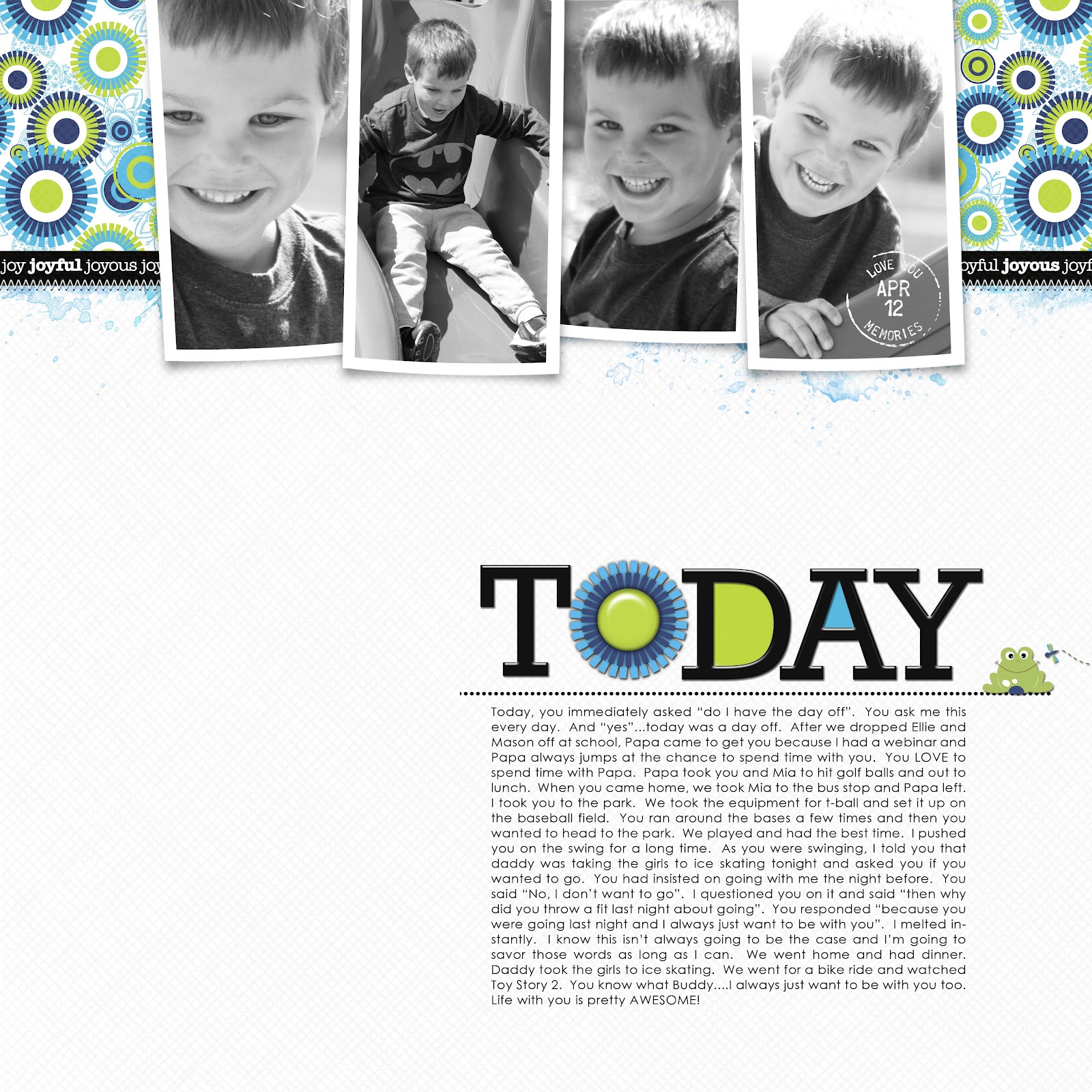 passion2pixels: Easy Scrapbook Pages