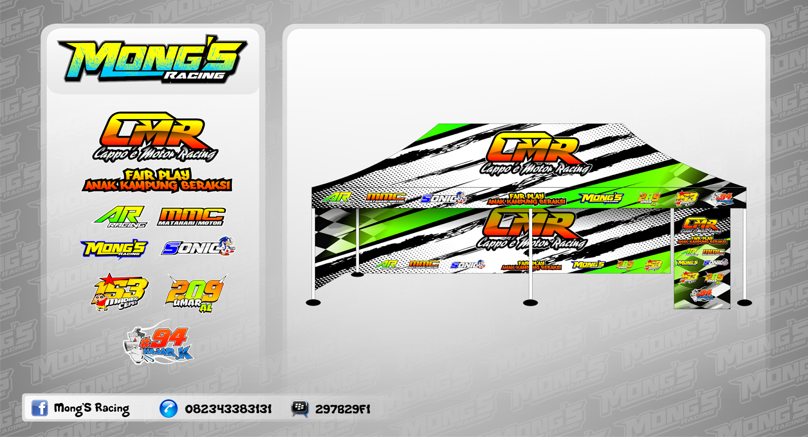 Mong'S Racing: DESAIN PADDOCK TEAM