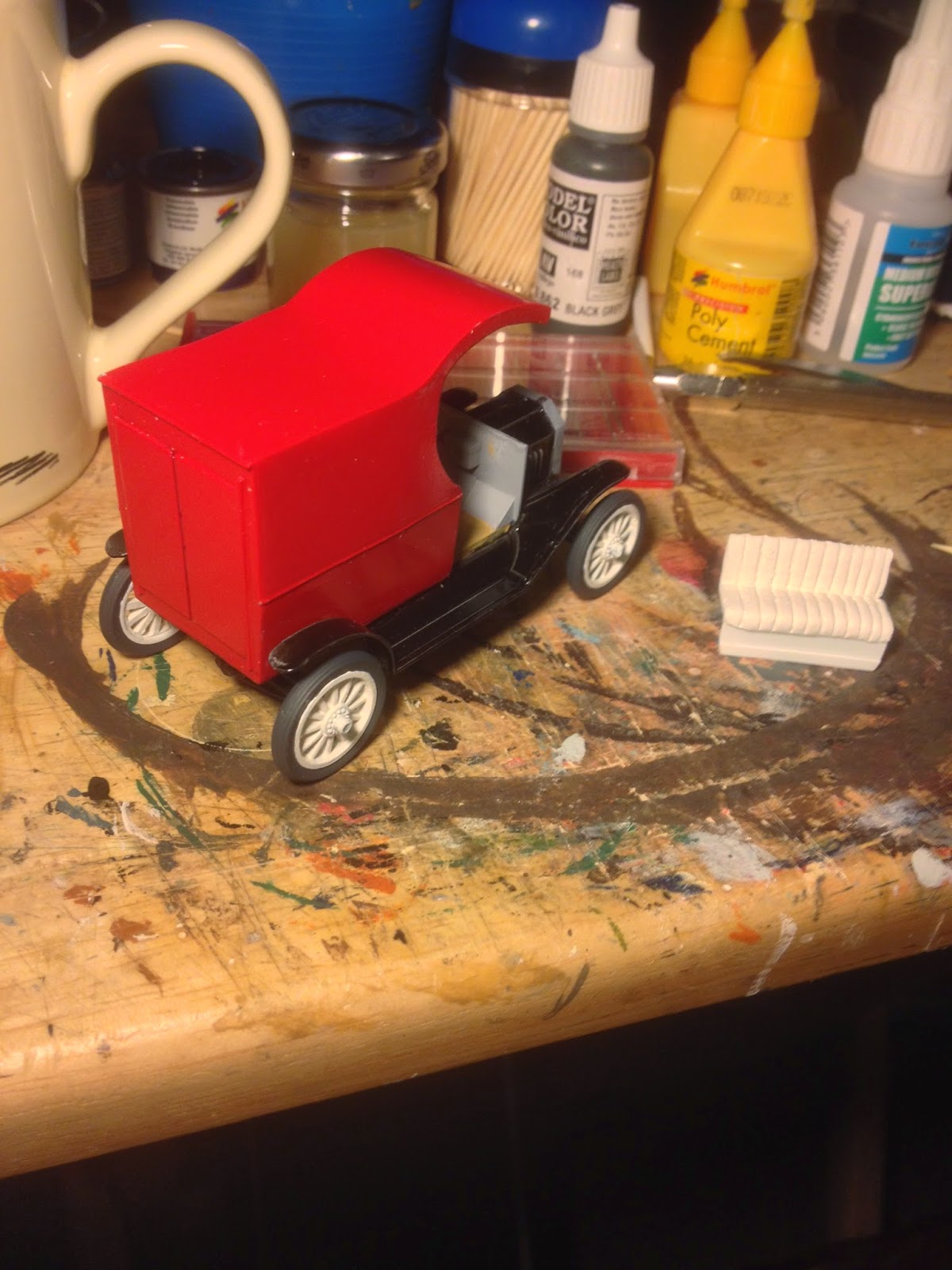 Scale Model Workbench: Ford model T conversion