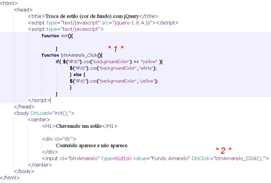 Programação Com Scripts Para Web Alternando Estilos Css Em Jquery