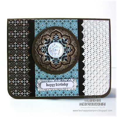 Two Happy Stampers: Free Faux Metal Card Tutorial