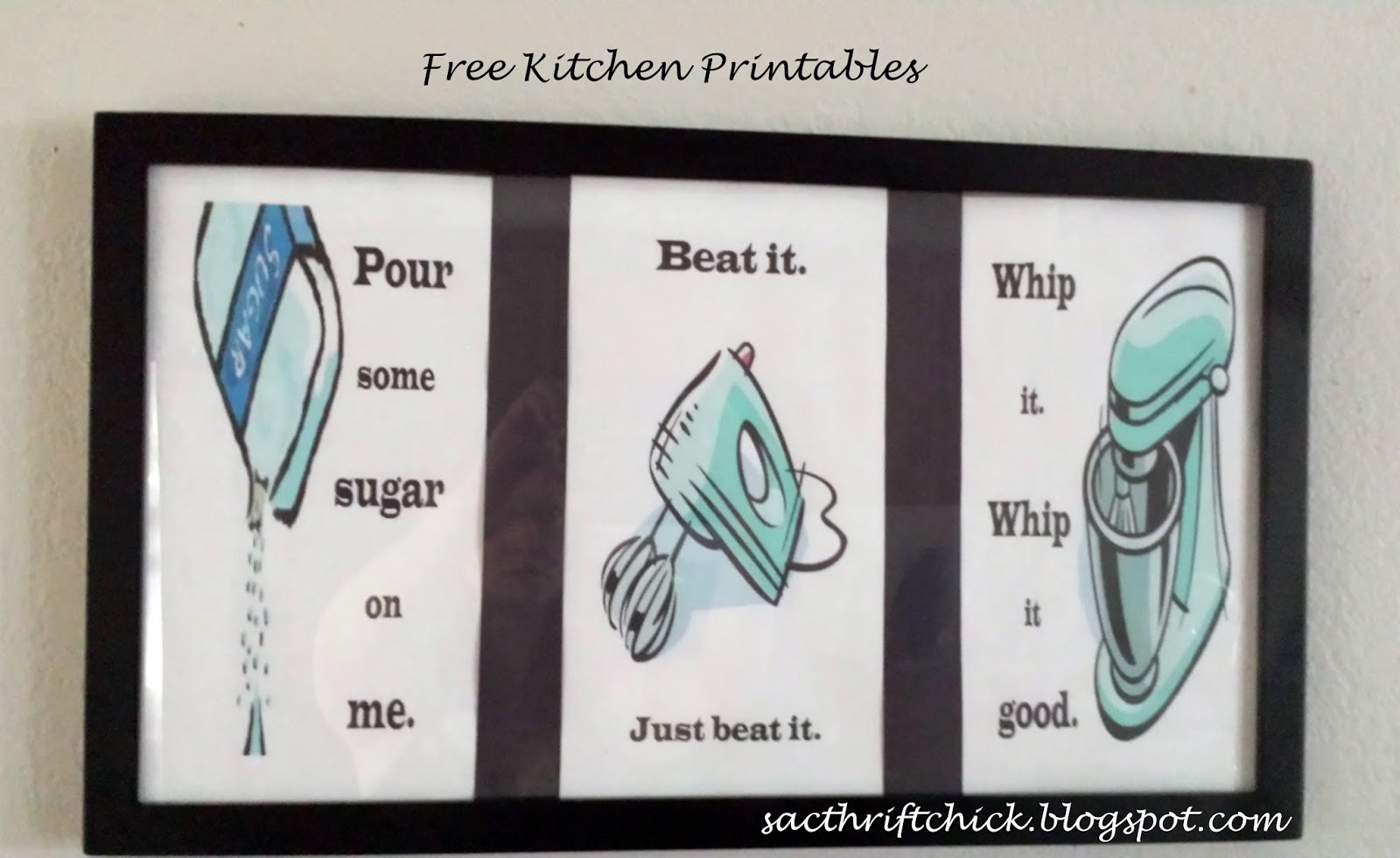 No Cost Kitchen Upgrade with Free Kitchen Printables