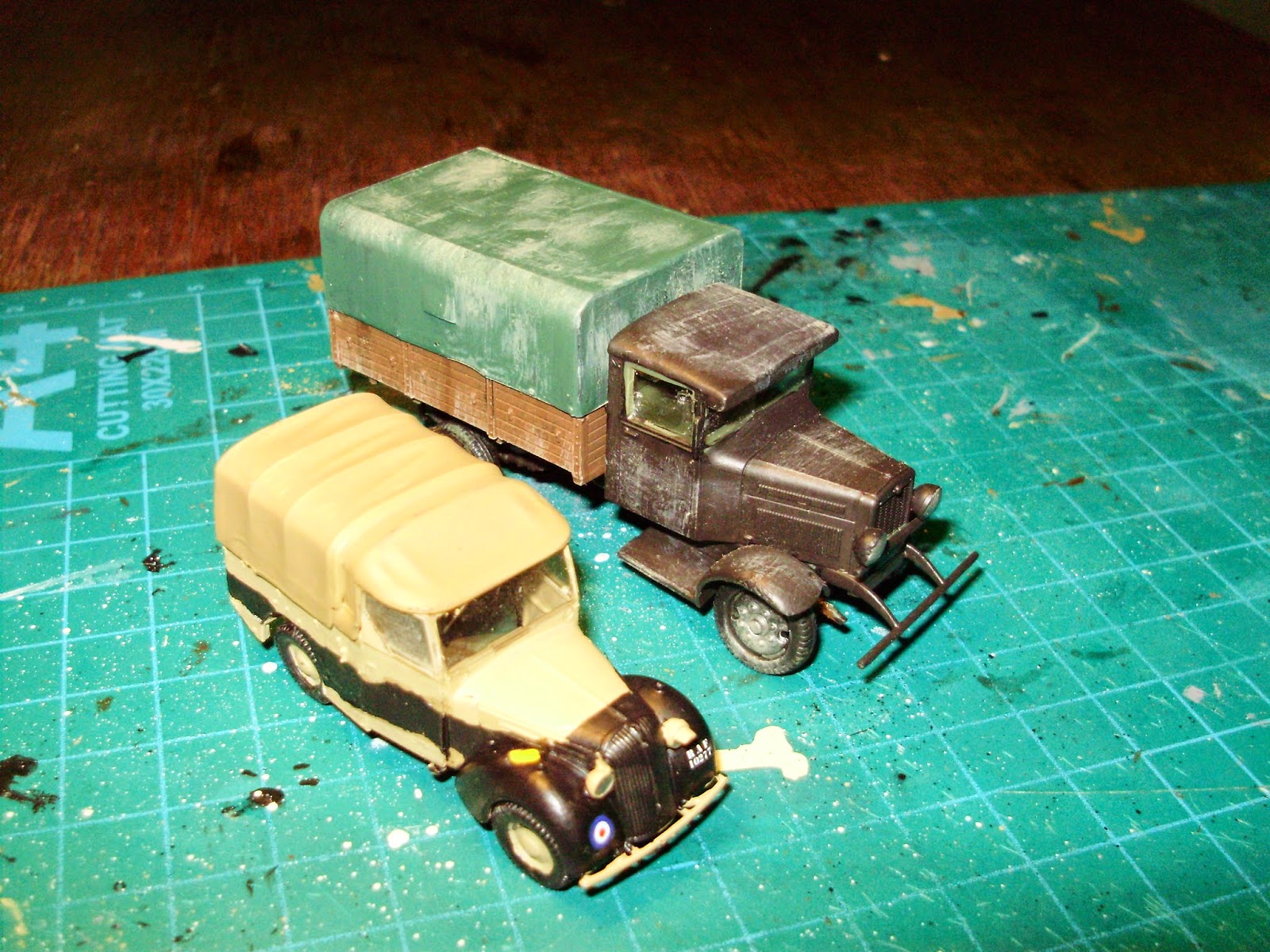 Modelarstwo: WW II Raf Vehicle Set: Standard Tilly cz.2