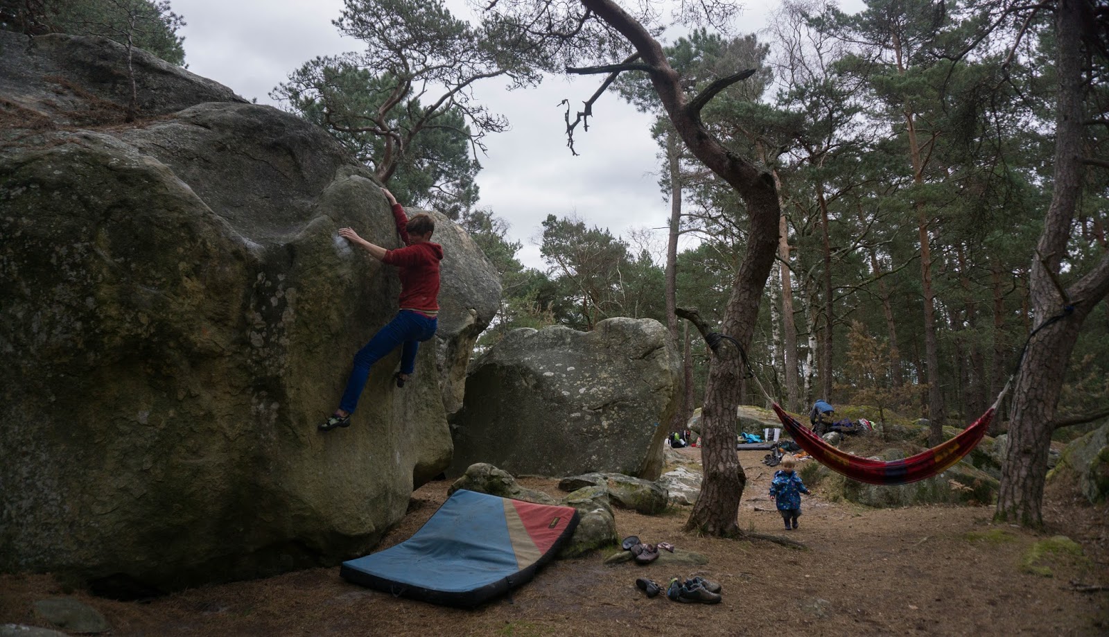 Adventures of the Climbing Kearney Kids: Fontainebleau: Bouldering Fun ...
