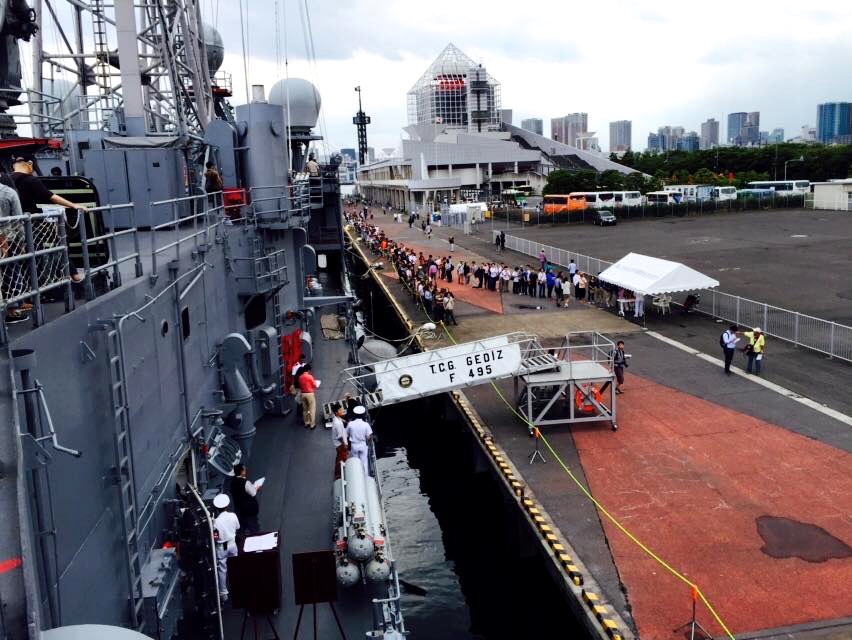 Enjoying Japan!: TCG Gediz (F495) Japonya'da, Turkish Naval Forces TCG ...
