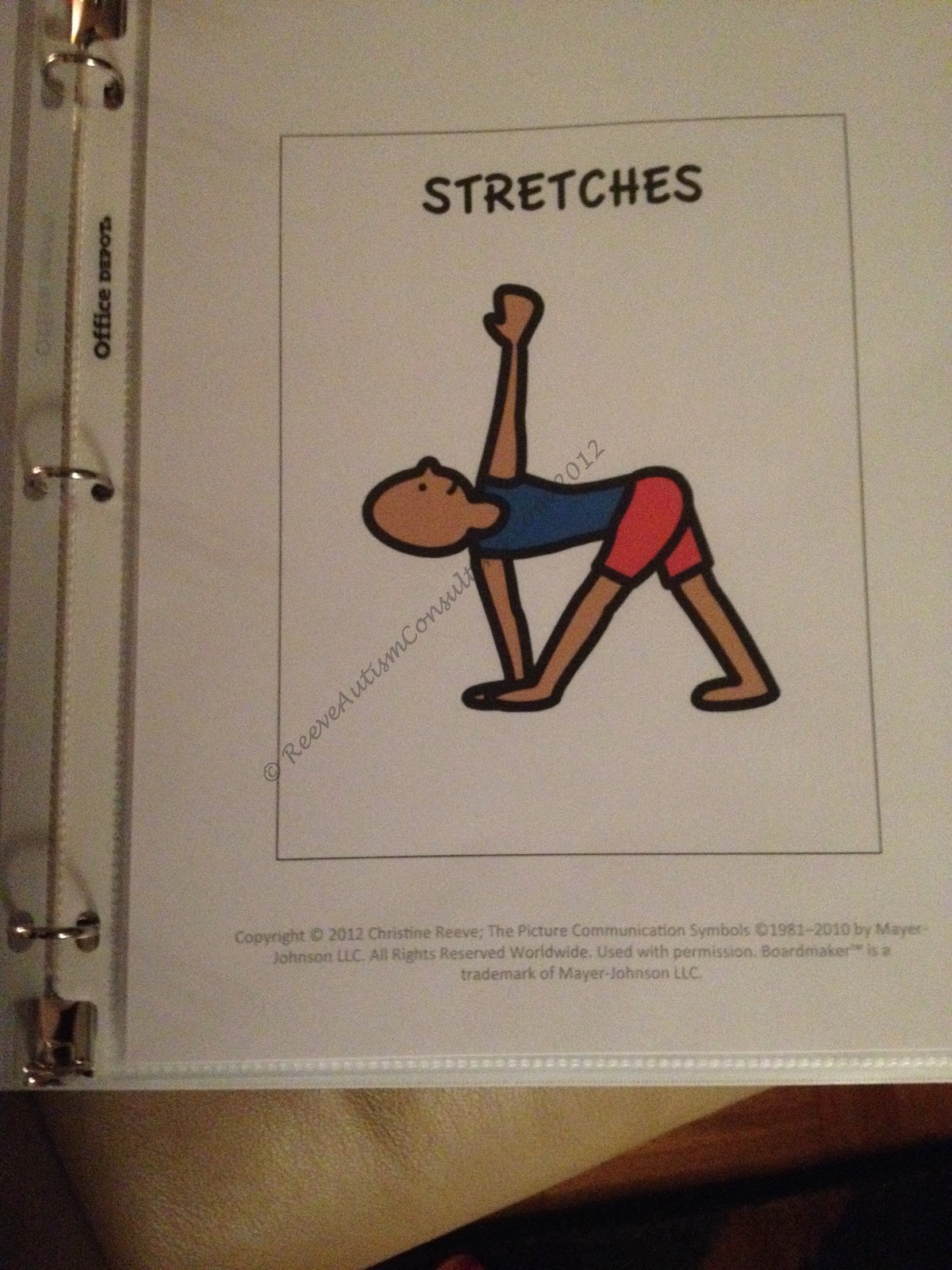 Schedule Visuals for PE - Autism Classroom Resources