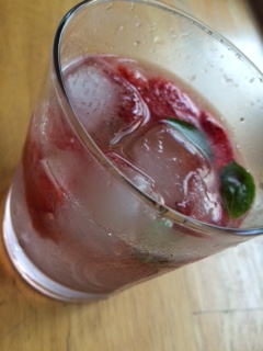 A Couple in the Kitchen: Lemon-Berry-Basil Fizz