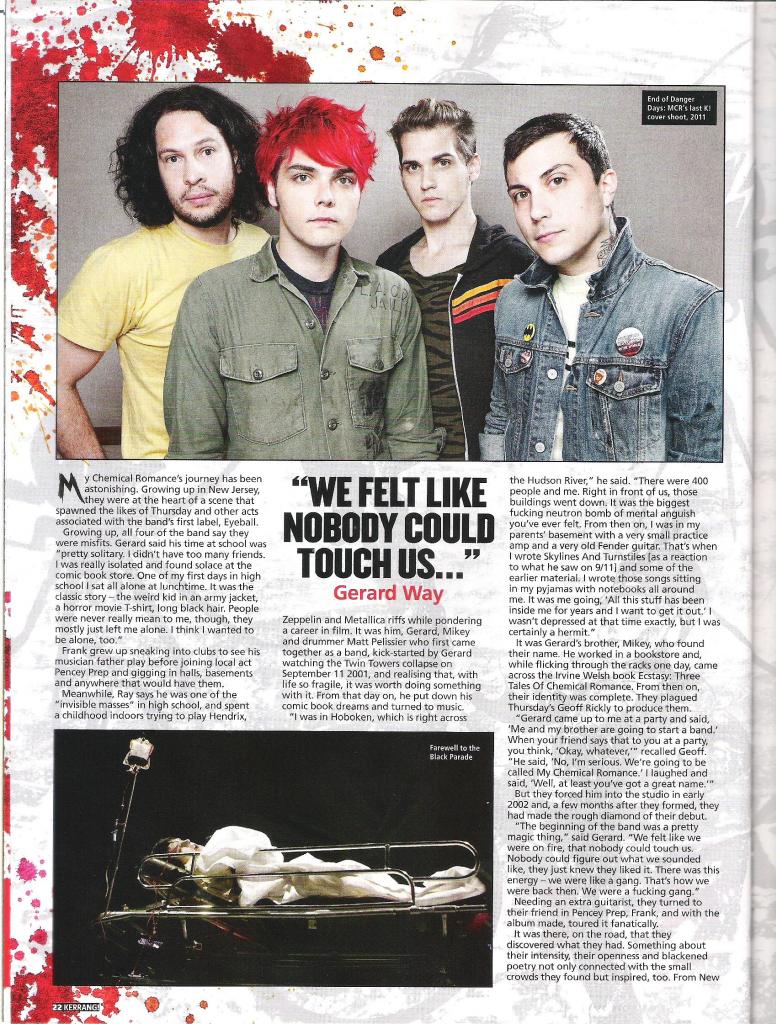 Emily Blame: Kerrang’s Issue with MCR article