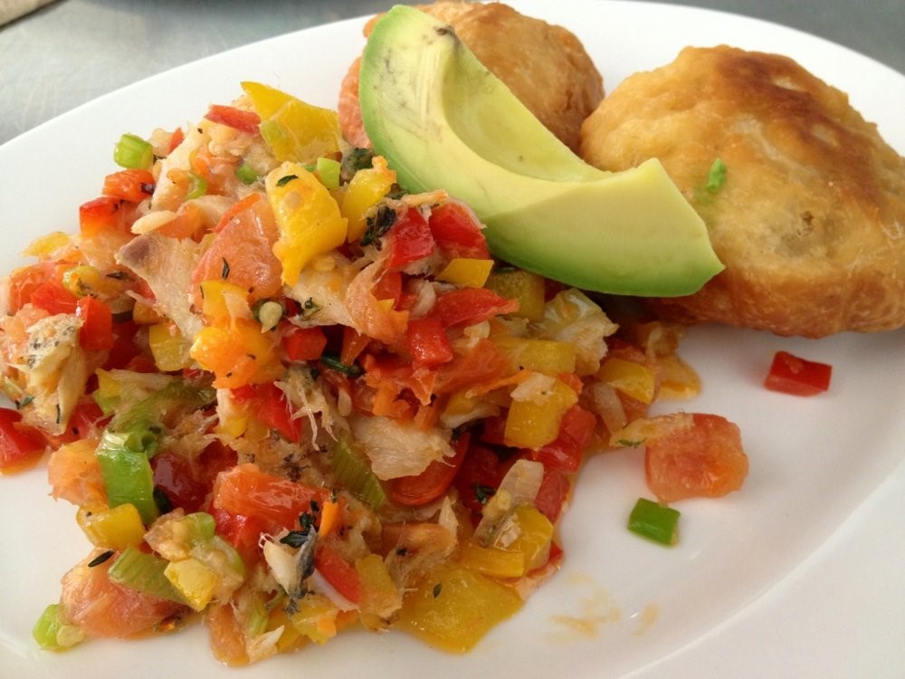 Trini Street Kitchen: Buljol - It's everywhere you want to be