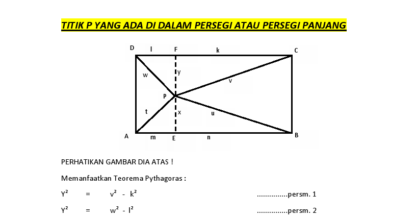 TITIK P YANG ADA DI DALAM PERSEGI ATAU PERSEGI PANJANG - MEDIA BERBAGI ...