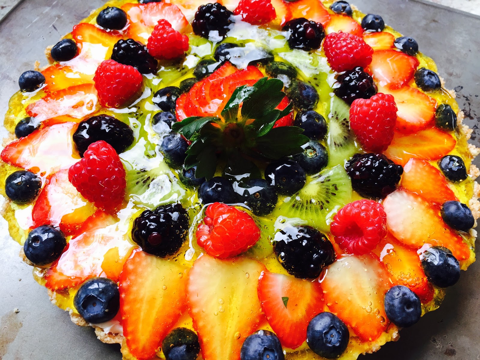 dough-re-me: A Slice of Spring: Fruity Cheesecake Pie