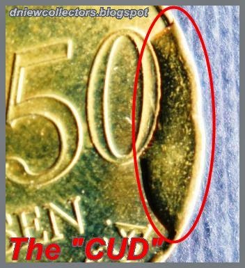 2012 50 CENTS -"CUD" ERRORS | Error coins
