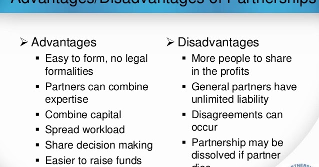 vuyvidz: Advantages & Disadvantages of Partnership