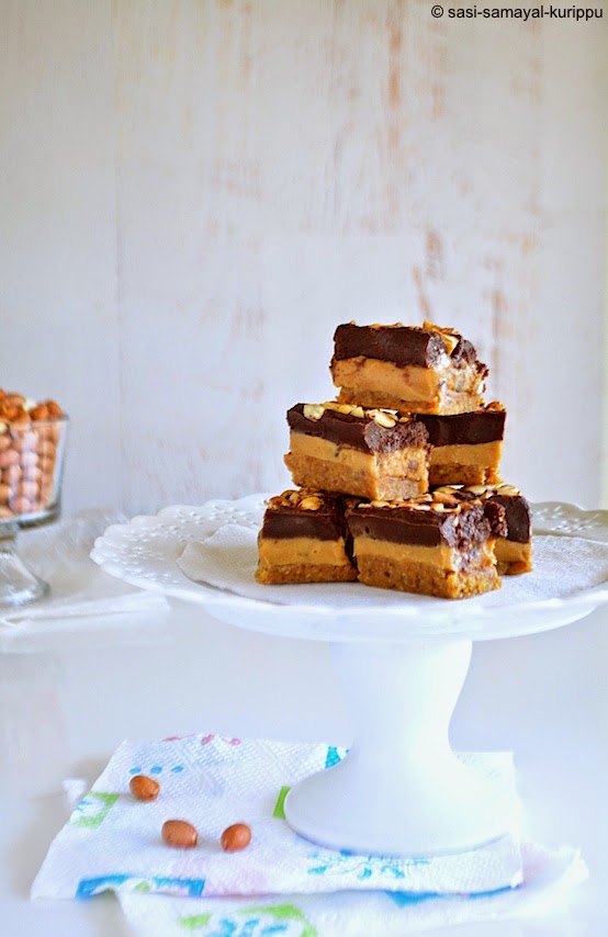 SASI'S KITCHEN: "Three layer" PB & Chocolate Fudge