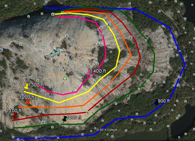 Jeff Law's Environmental Science blog: Topographic map on google earth