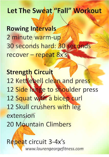 Let the sweat "Fall" workout! | Fun, Fit and Fabulous!