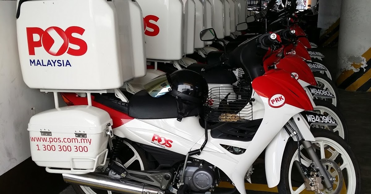MALAYSIA - KKKHOR : MALAYSIA POST OFFICE VEHICLE - POSTMAN MOTORCYCLE