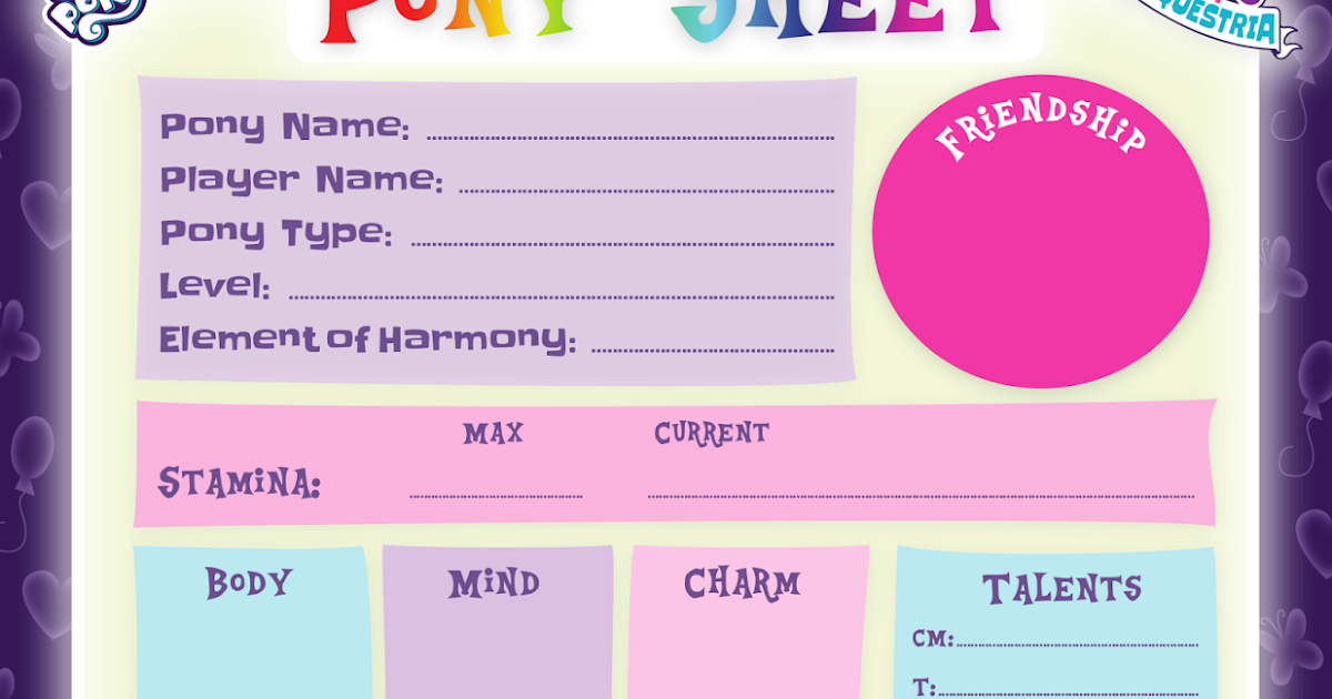 Equestria Daily - MLP Stuff!: 2017 My Little Pony RPG "Tails of ...