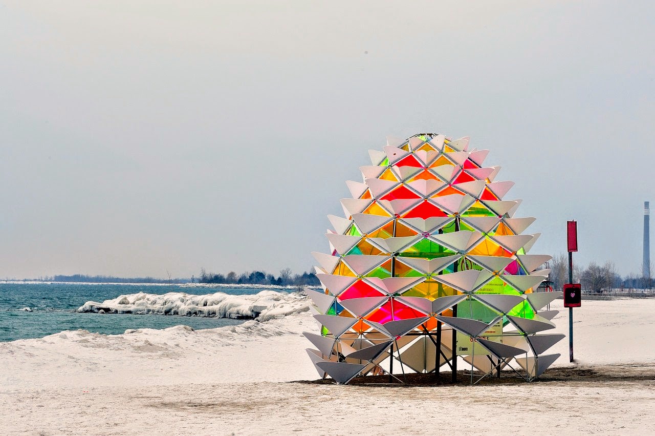 design-dautore: Snowcone, winter stations in Toronto
