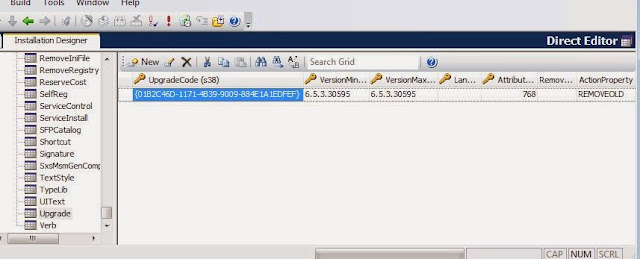 Remove previous versions using MSI Upgrade Table