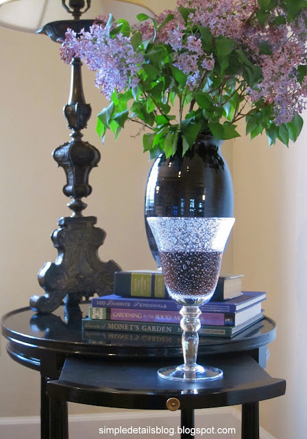 Simple Details: diy black lacquer-like table