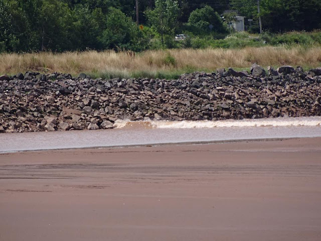 Reflections Visits Nova Scotia 2016: August 2, 2016 - - Truro Tidal Bore