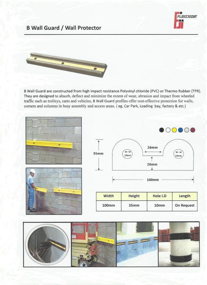 Flexijoint Industrial Marketing & Services: Flexijoint Wall Protector Guard
