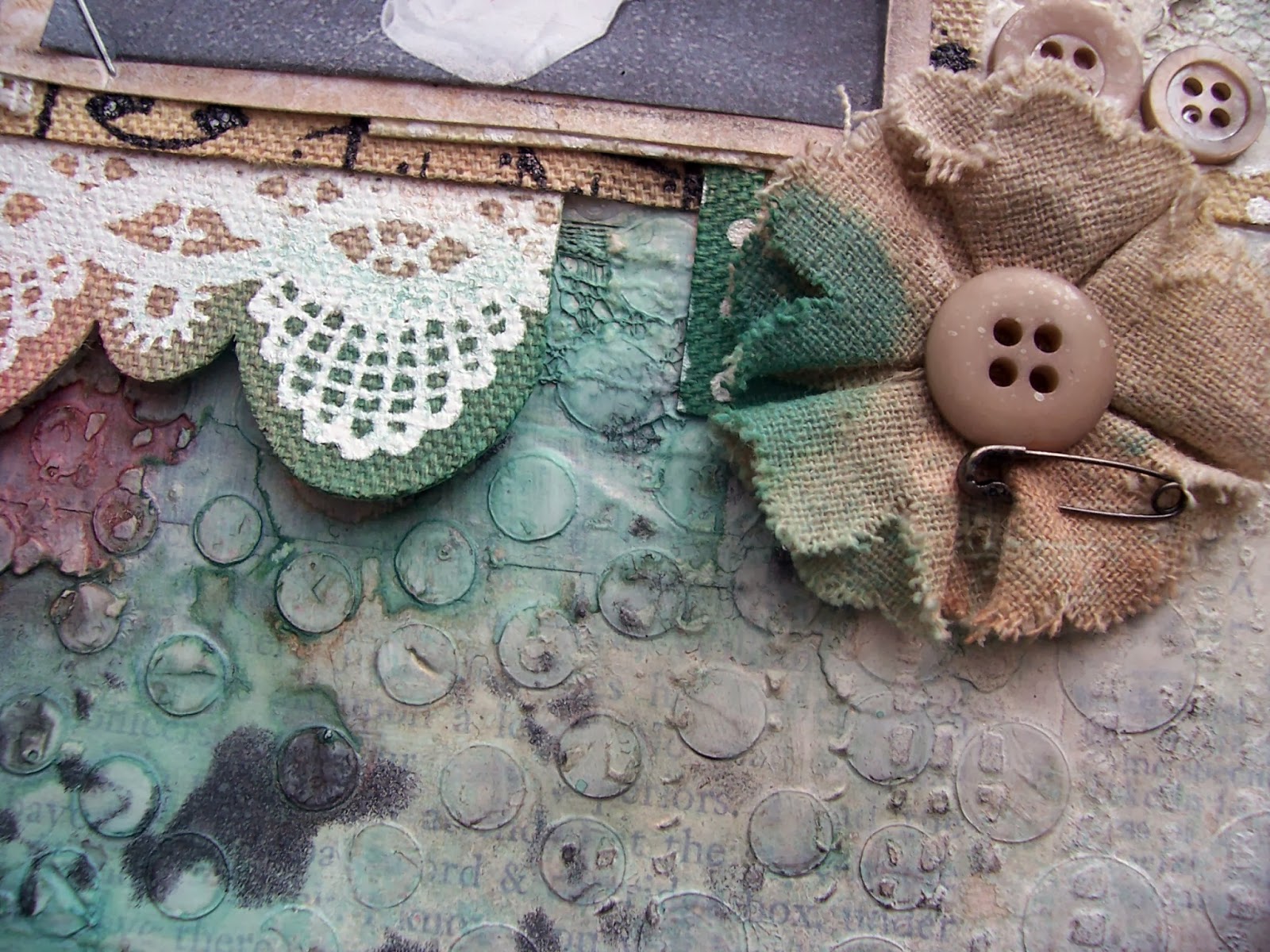 Hands to Work... Heart to Love: Journey Art Journal Page