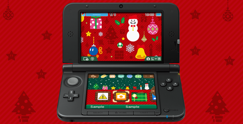 Temas Super Mario Blue e Merry Mario Holiday para menu do 3DS já estão ...