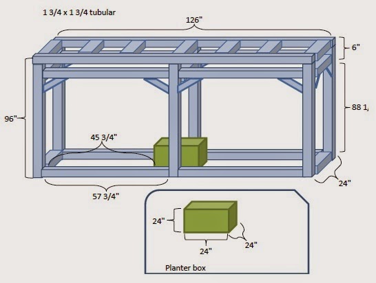 A garden on top: Kiwi Trellis Design