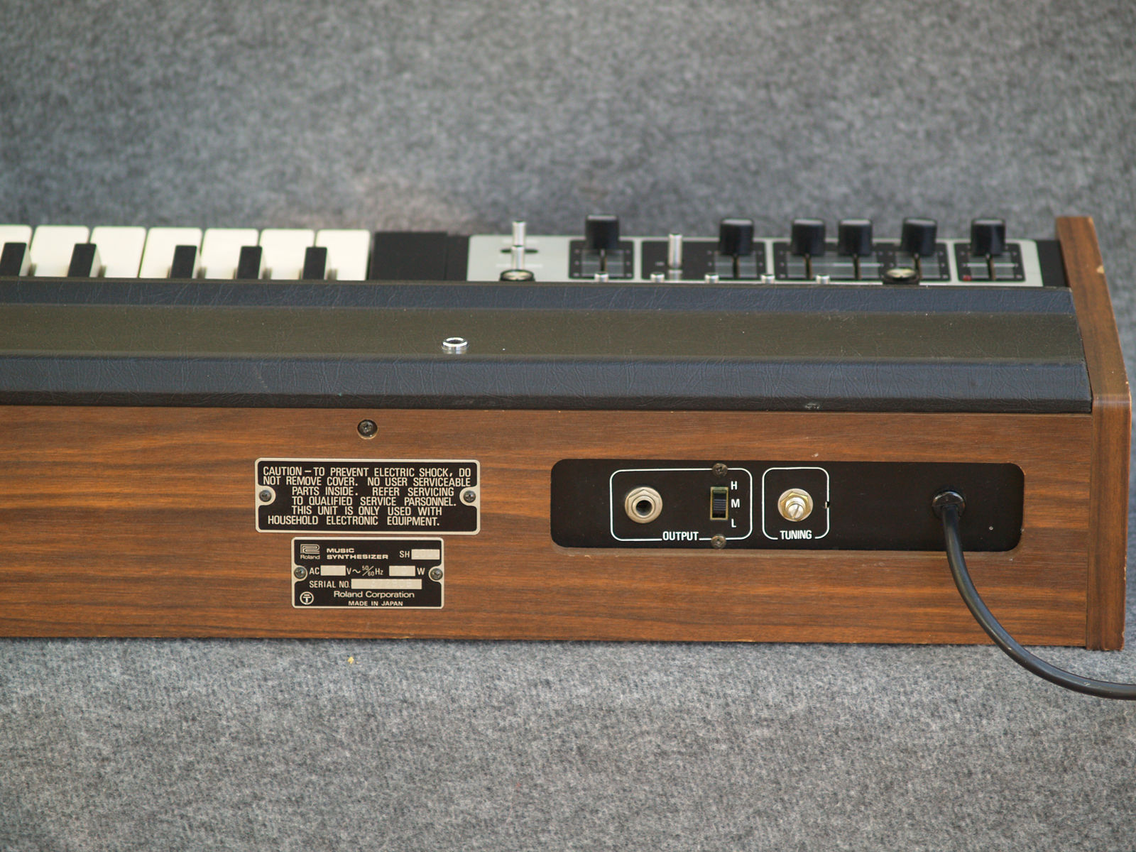 MATRIXSYNTH: ROLAND SH2000 Vintage 70s Analog Synthesizer